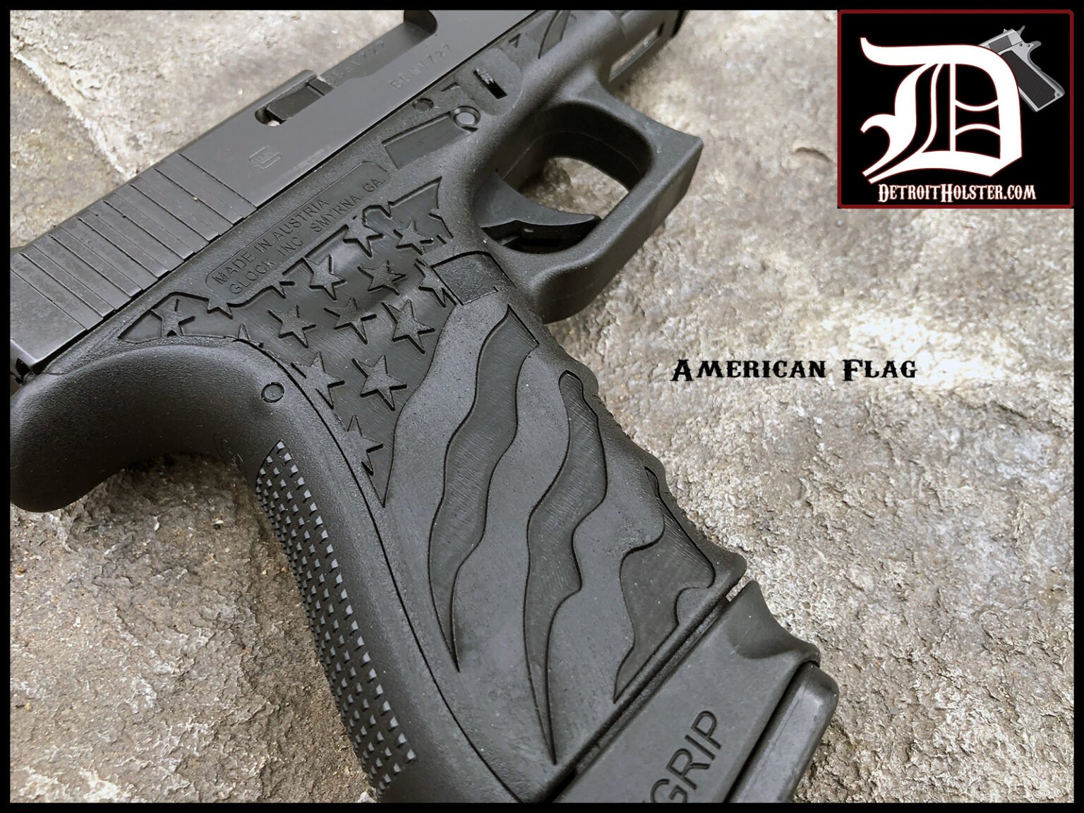 GLOCK Frame Laser Engraving - Detroit Holster